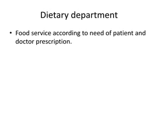 Organisation of hospital | PPTX