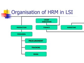 Organisation of hrm | PPT