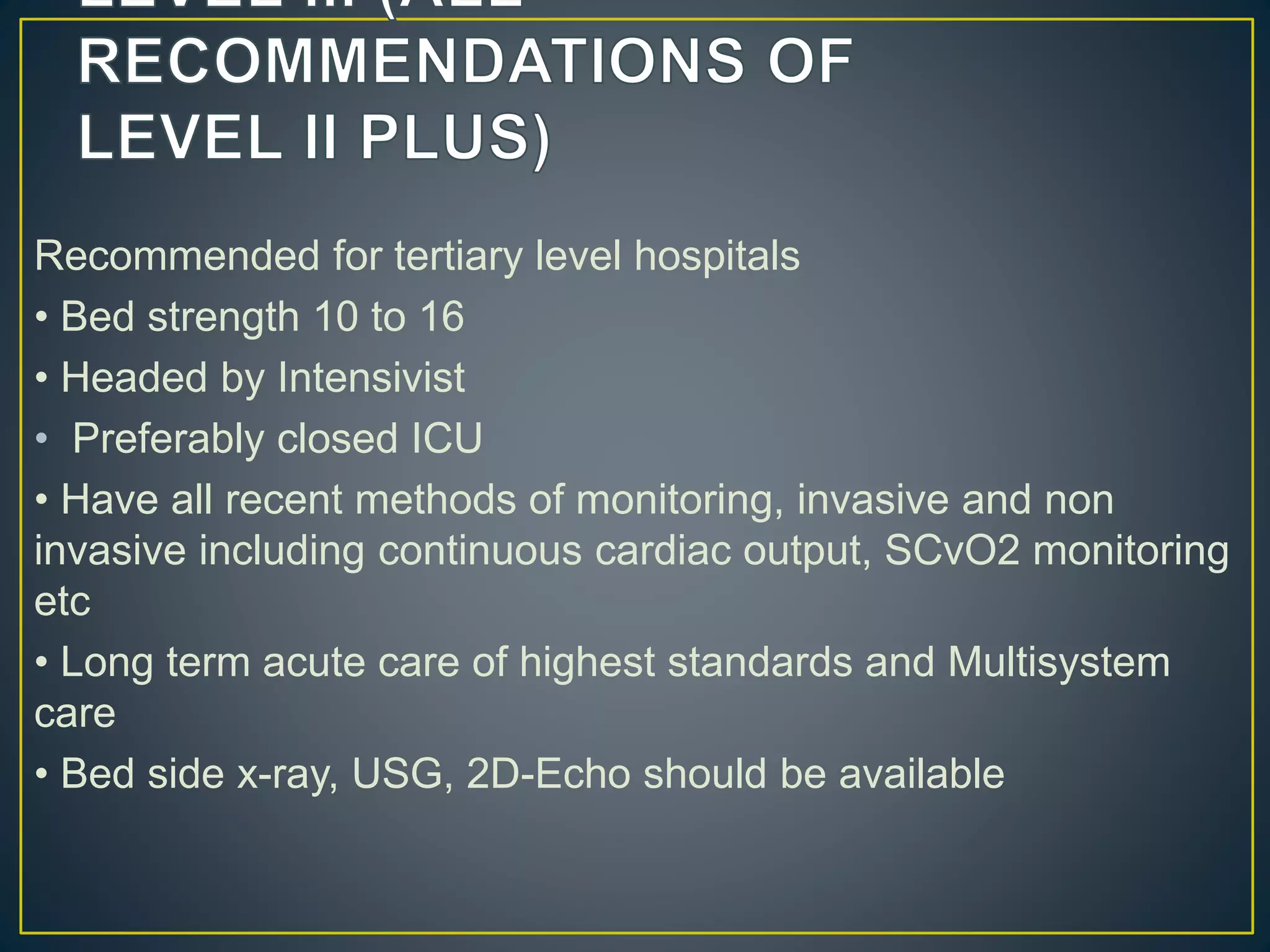 Organisation of icu | PPTX