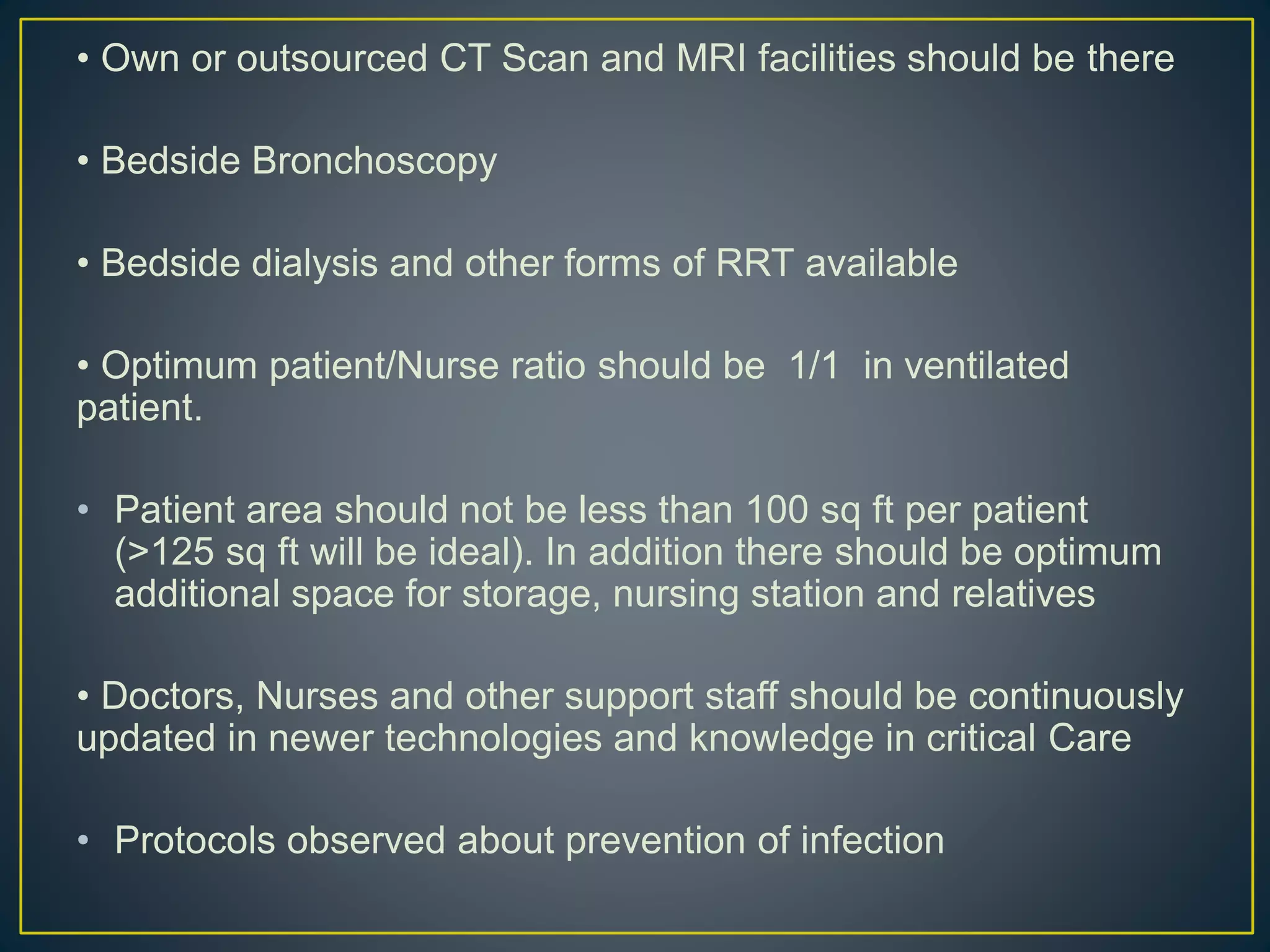 Organisation of icu | PPTX