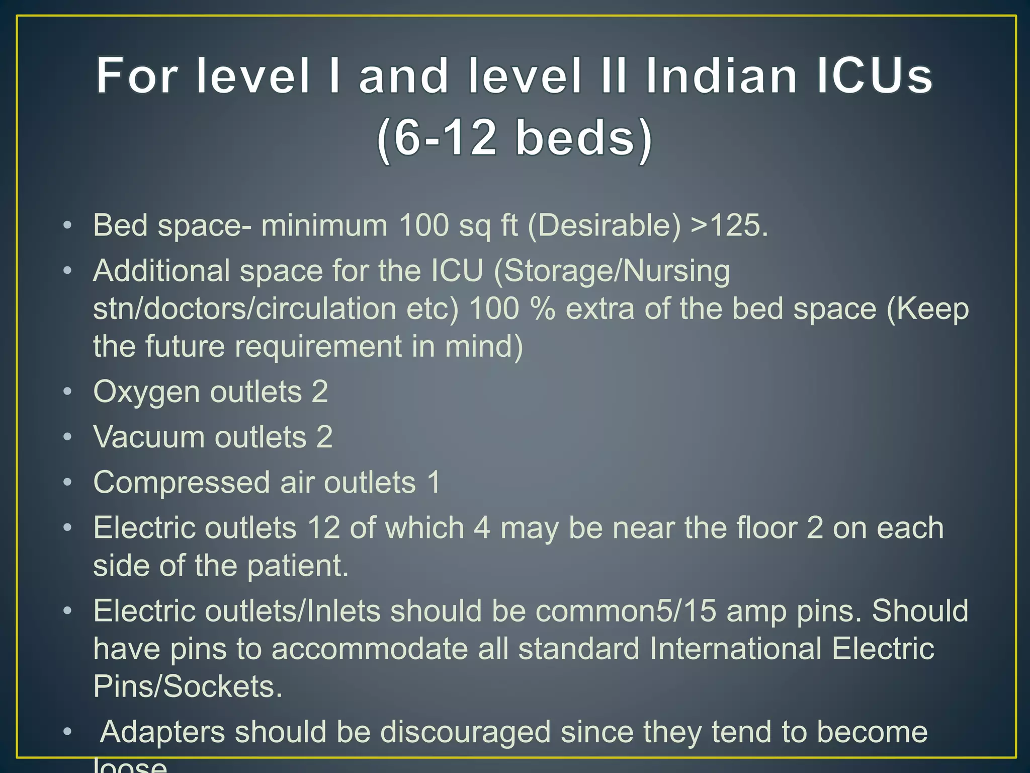 Organisation of icu | PPTX