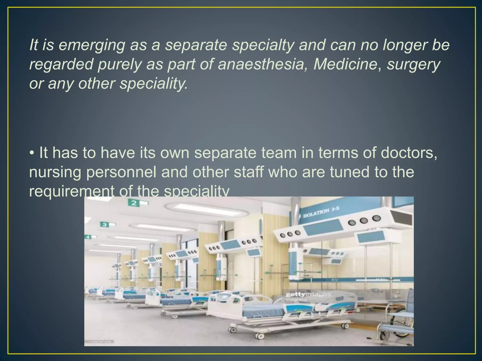 Organisation of icu | PPTX