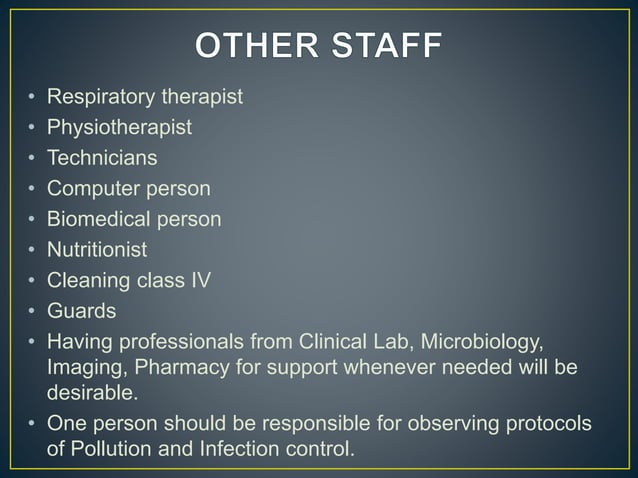 Organisation of icu | PPTX