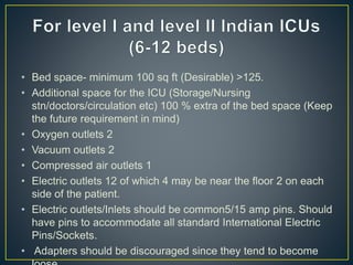 Organisation of icu | PPTX