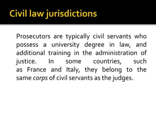 Organisation of prosecutors | PPT