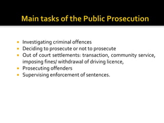 Organisation of prosecutors | PPT