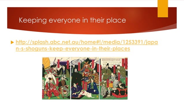 Organisation of Japanese Feudal Society | PPT