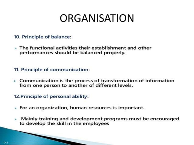 ORGANISATION, principles, struture and its importance | PPT