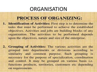 ORGANISATION, principles, struture and its importance | PPT