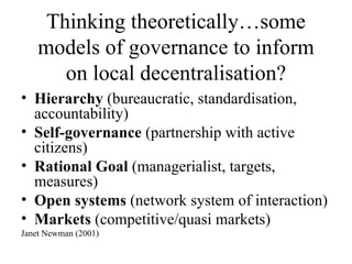 Organisations Collaborating At The Local Level | PPT