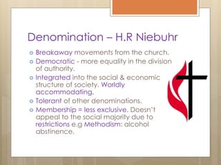 Religious organisations & movements | PPT