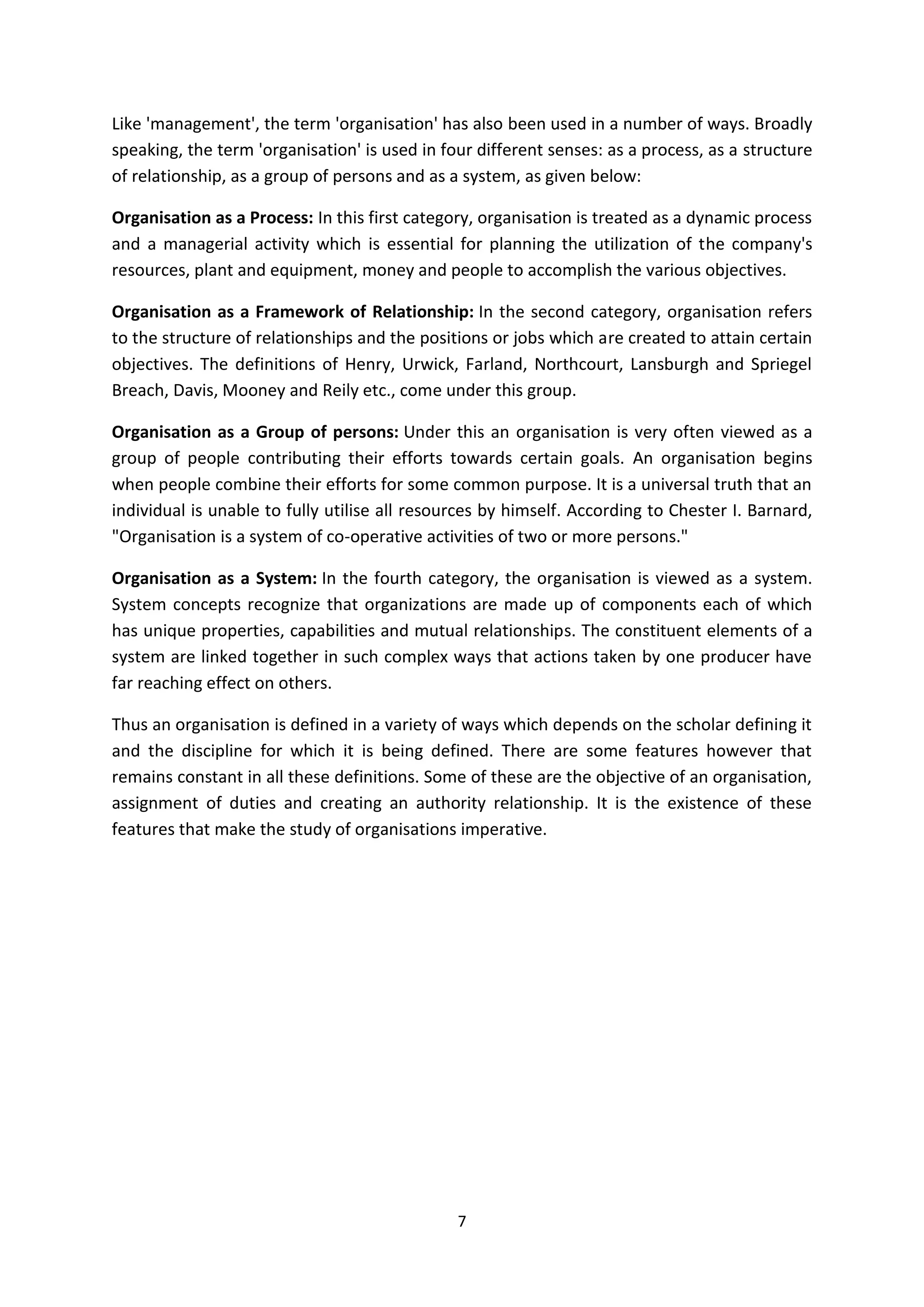 Organisation structure and relationship | DOCX