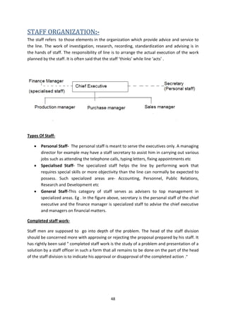 Organisation structure and relationship | DOCX