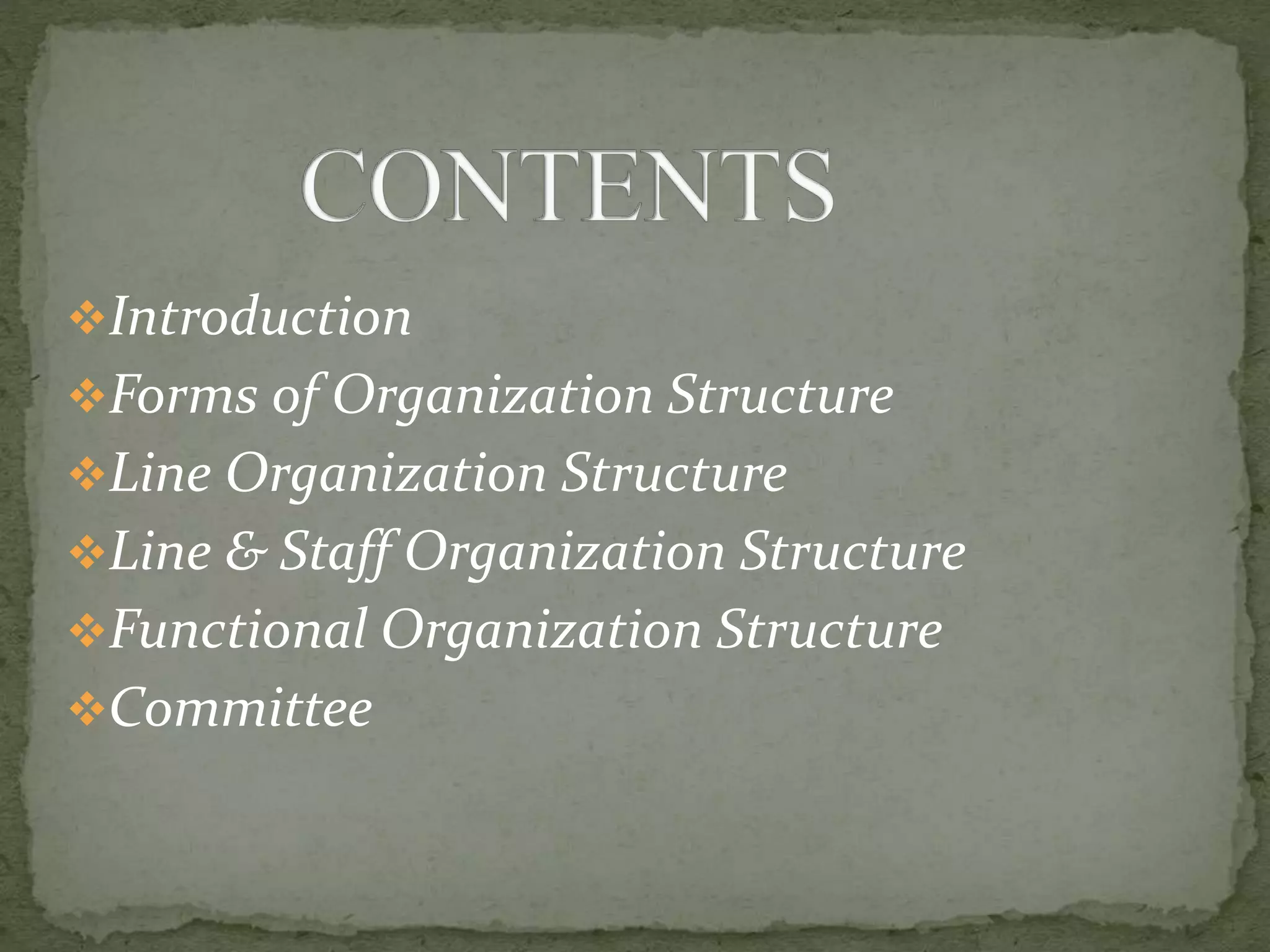 Organisation structure | PPT