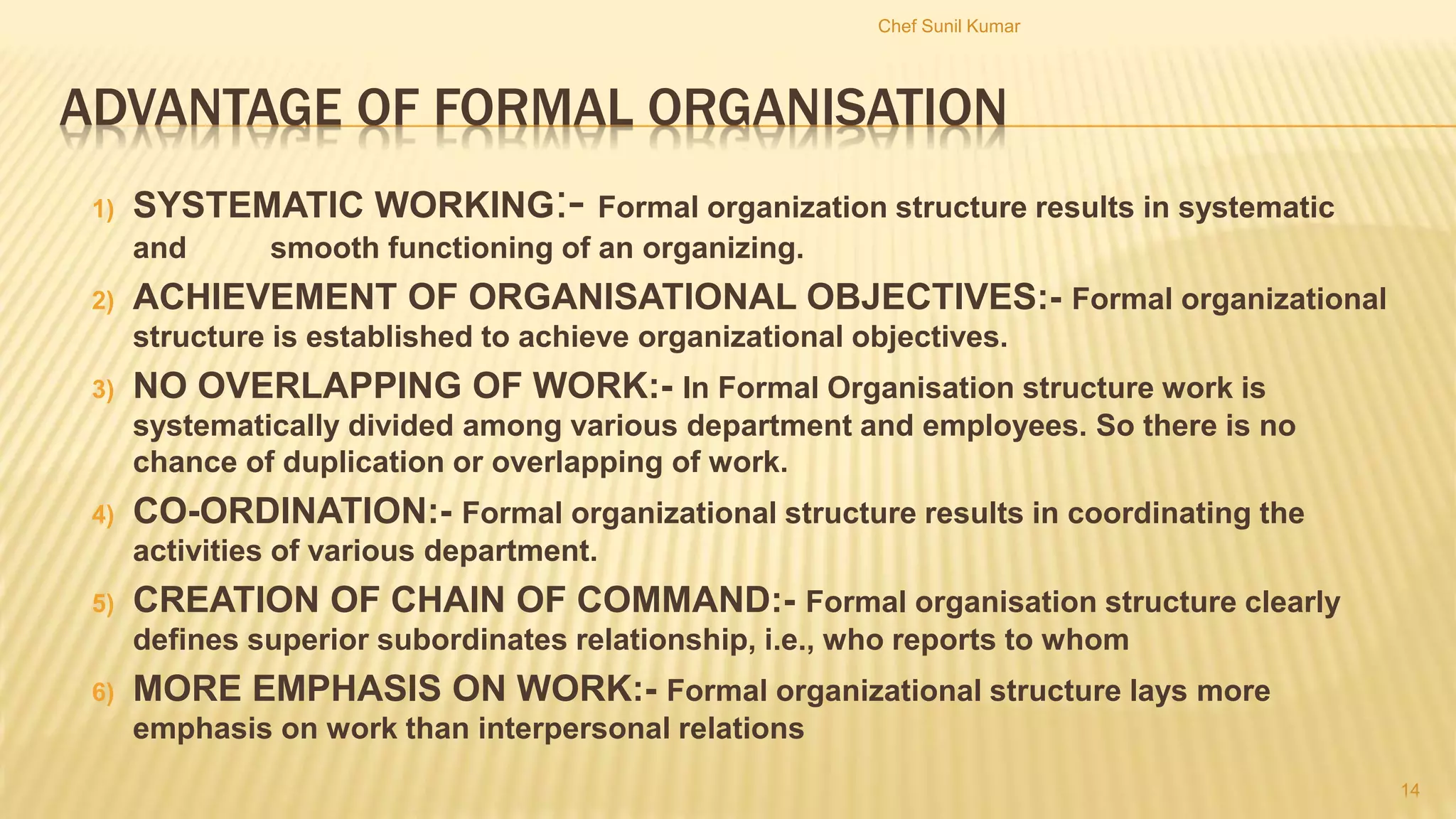 Organisation structure and design | PPTX