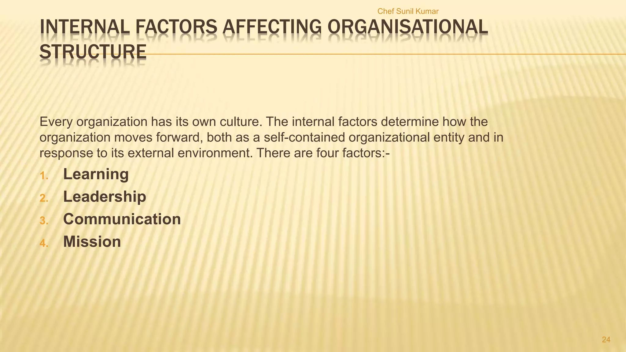 Organisation structure and design | PPTX