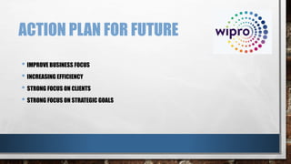 Organisation structure, culture and strategies of wipro | PPTX