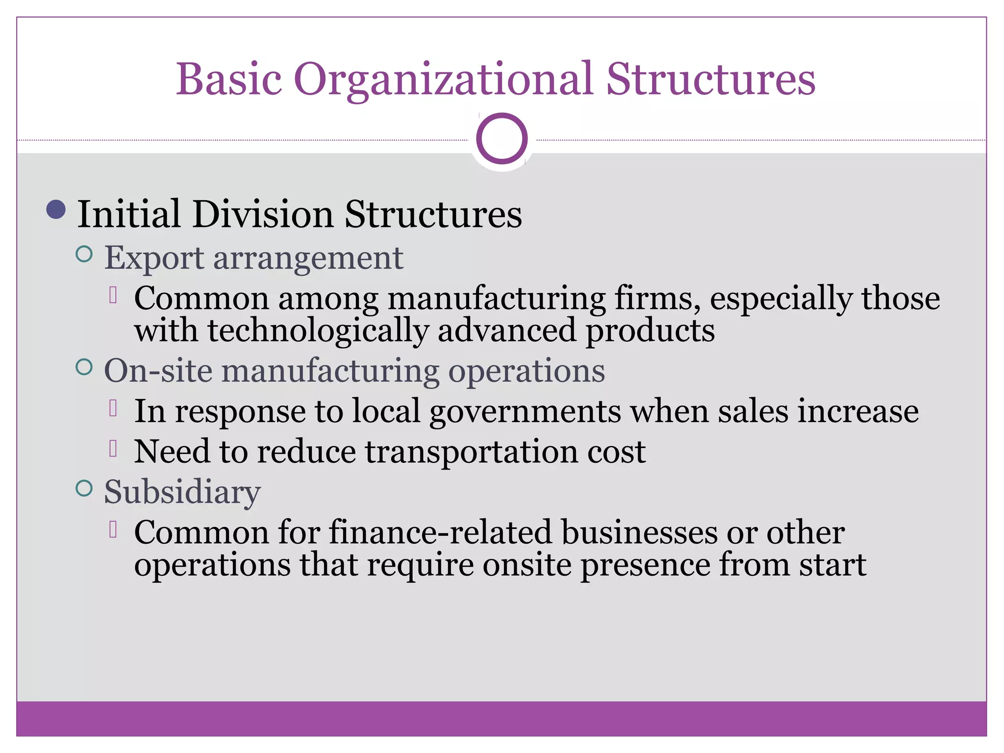Organisation structures (2) | PPT
