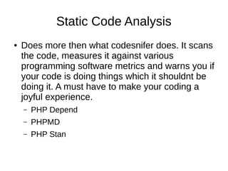 PHP Code Quality | PPT