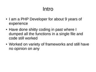 PHP Code Quality | PPT