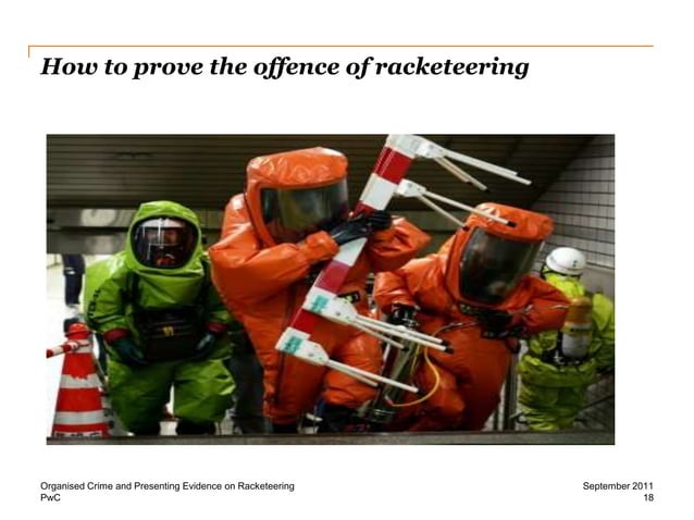 Organised crime and presenting evidence on racketeering | PPTX | Crime ...