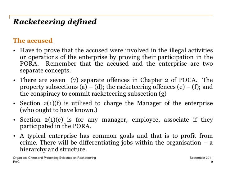 Racketeering Sentence