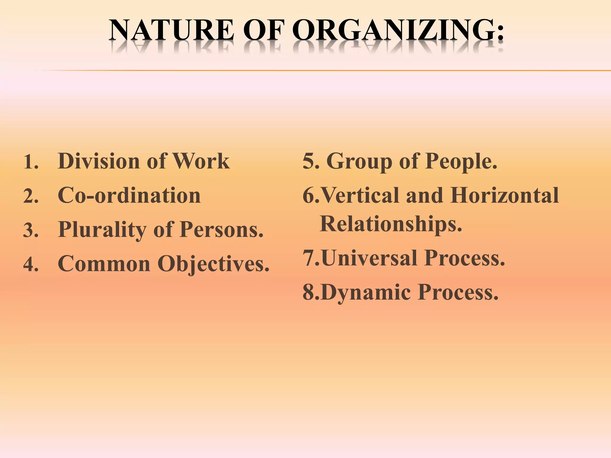 Organising | PPTX