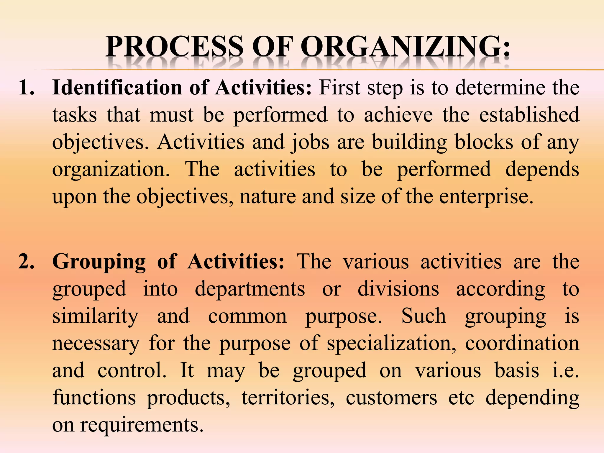 Organising | PPTX
