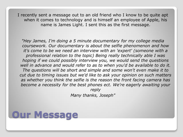 Organising an expert interview | PPT