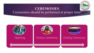 Organising an athletic meet | PPTX