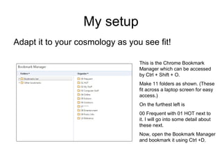 Organising bookmarks | PPT