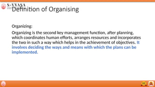 Organising Day 1. Introduction, Meaning and importance | PPT
