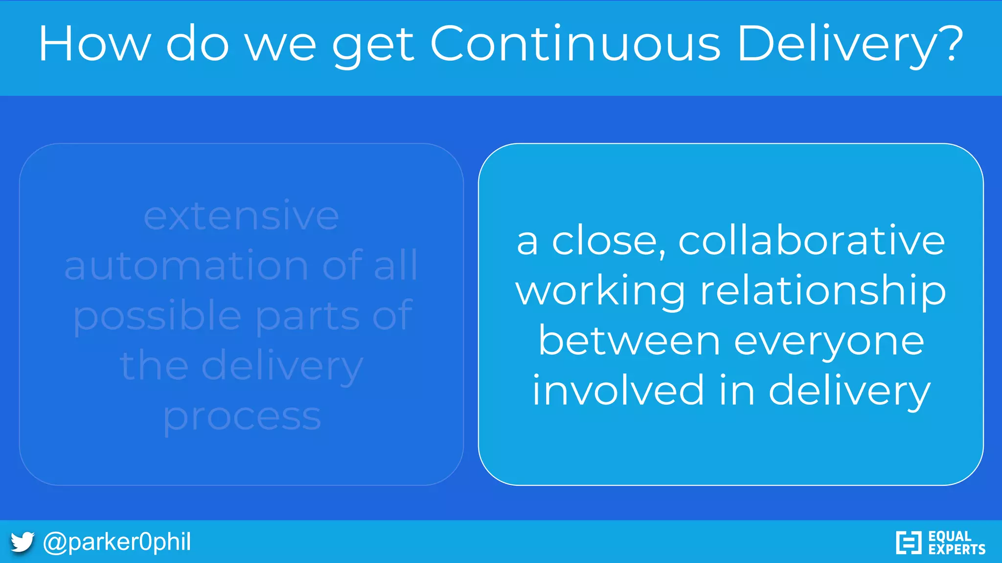 Organising for Continuous Delivery | PPT