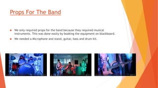 Organising locations, actors and props | PPT