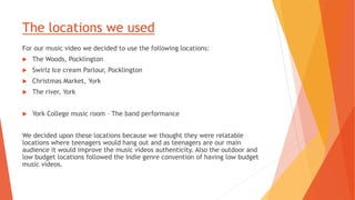 Organising locations, actors and props | PPT