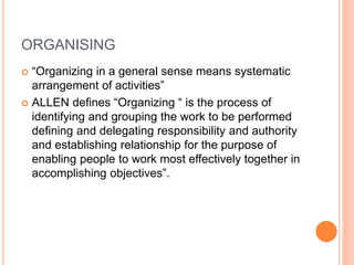 Organising mit | PPTX