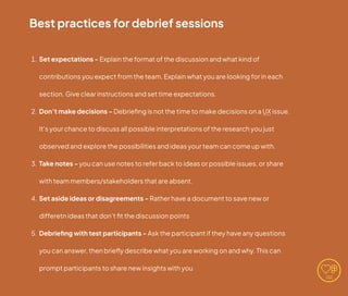 Organising UX Research | PPT