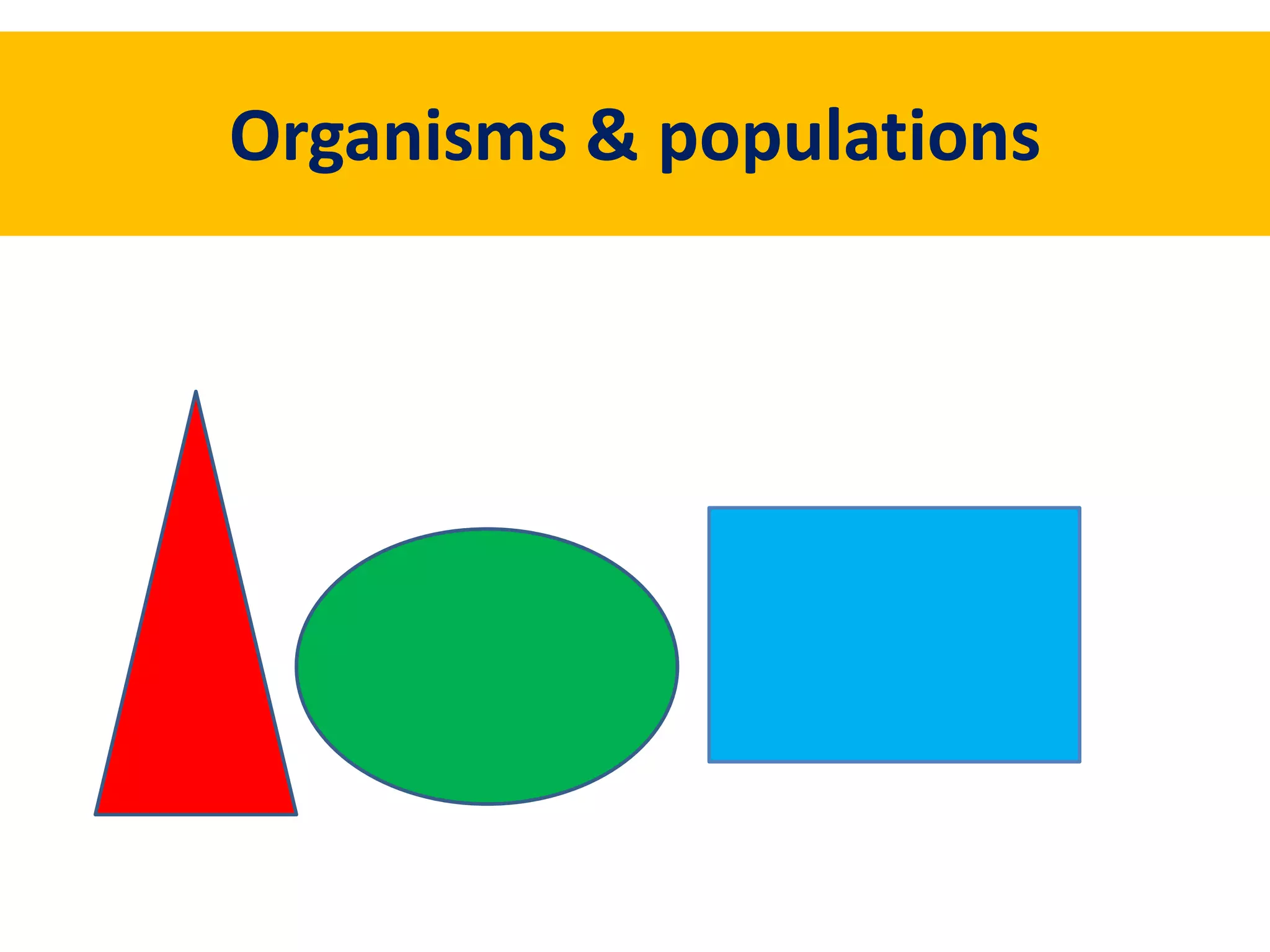 Organism and population introduction | PPTX