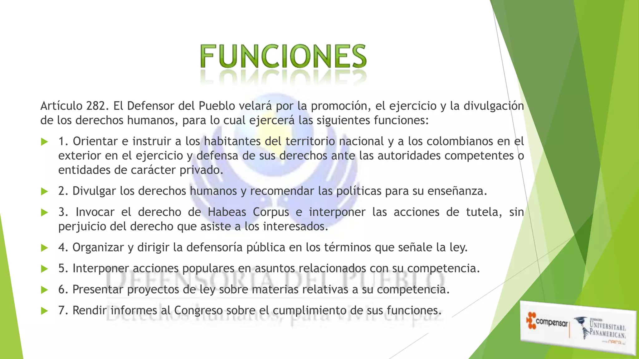 Organismos de control en Colombia | PPTX