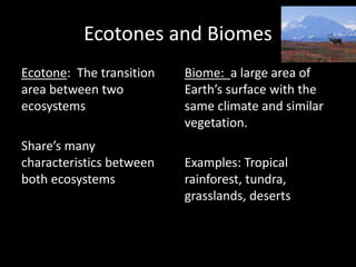 Organisms and their environment | PPTX