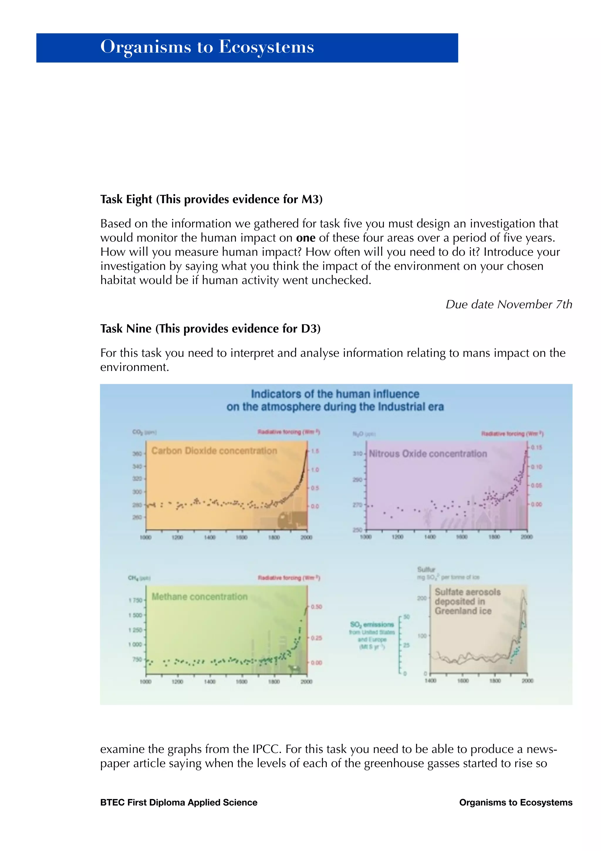 Organisms To Ecosystems Assignment | PDF
