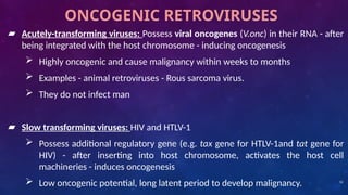 Organisms with Oncogenic Potential - etiology and diagnosis | PPTX