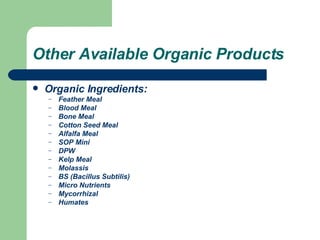 Organix supply Inc | PPT