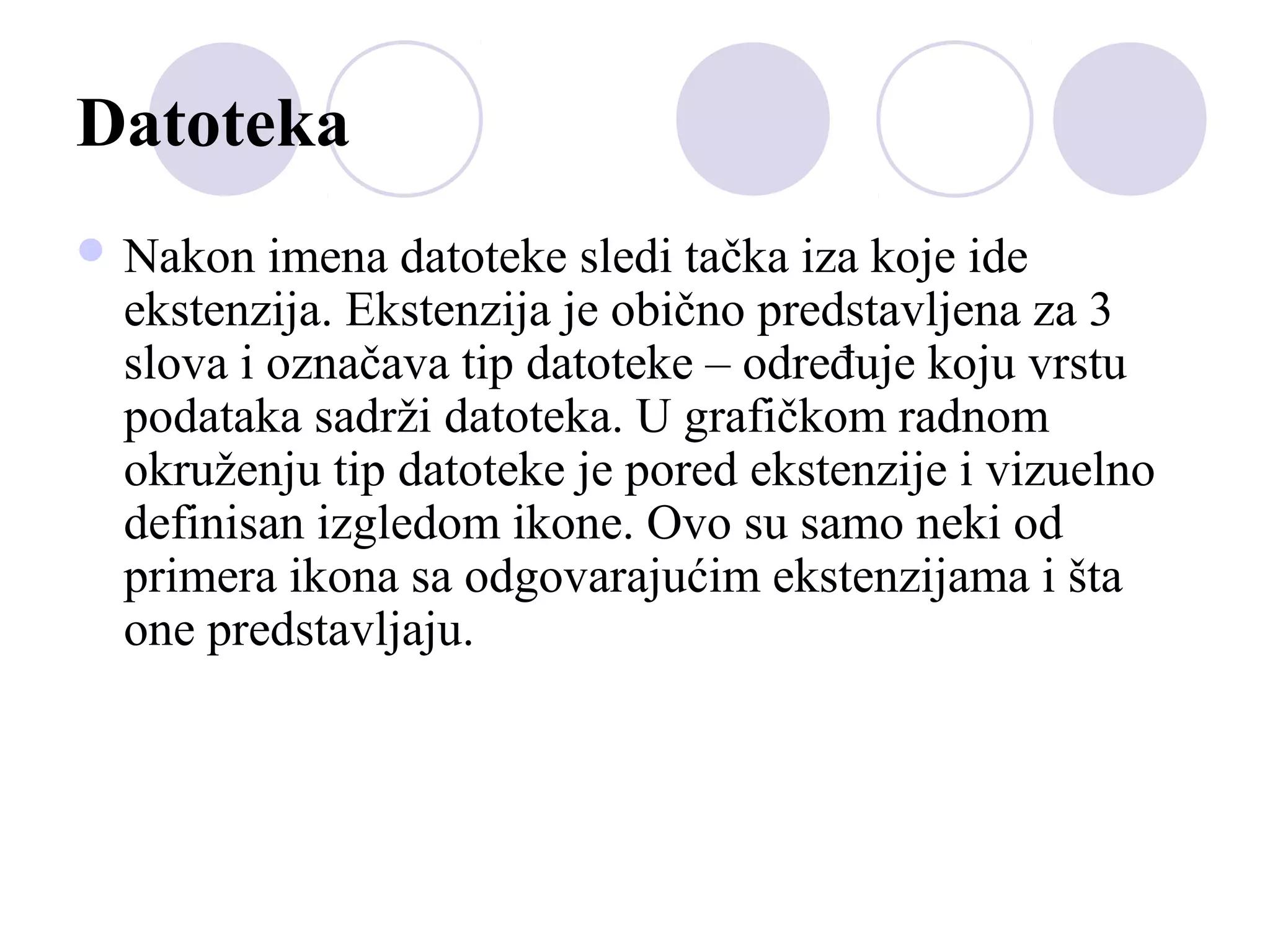 Organizacija podataka | PPT