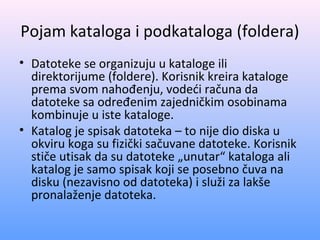 Organizacija podataka u_windows-u | PPS