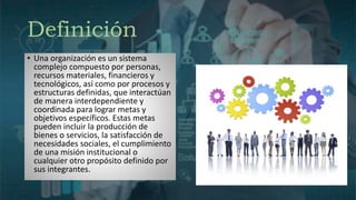 Fase de Organización en el area de administracion | PPTX