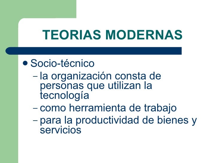 Teoría Moderna de Organización: Descubre las Claves del Éxito ★ Teoría ...