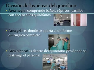Organización de la unidad quirurgica | PPTX