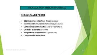Organización del área de personal | PDF