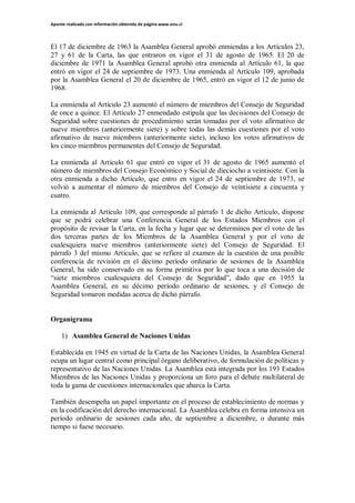 Organización de naciones unidas | PDF